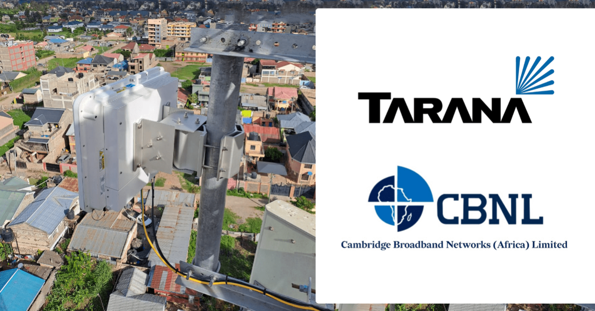Cambridge Broadband Networks Ltd. Africa and Tarana Announce ...