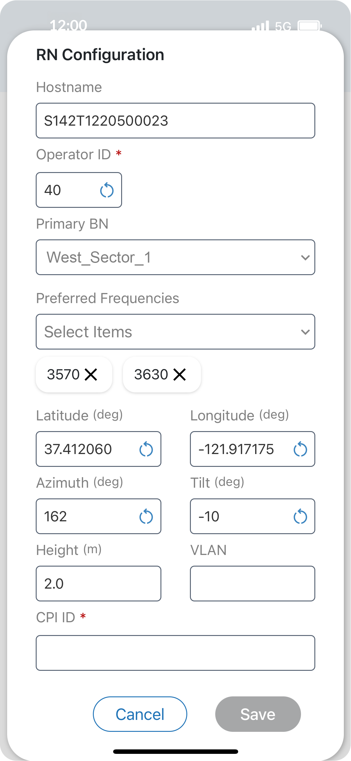 Install App - Tarana Wireless